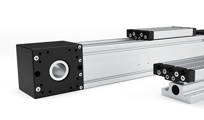 Linear guides with toothed belt drive | Paletti Profile Systems